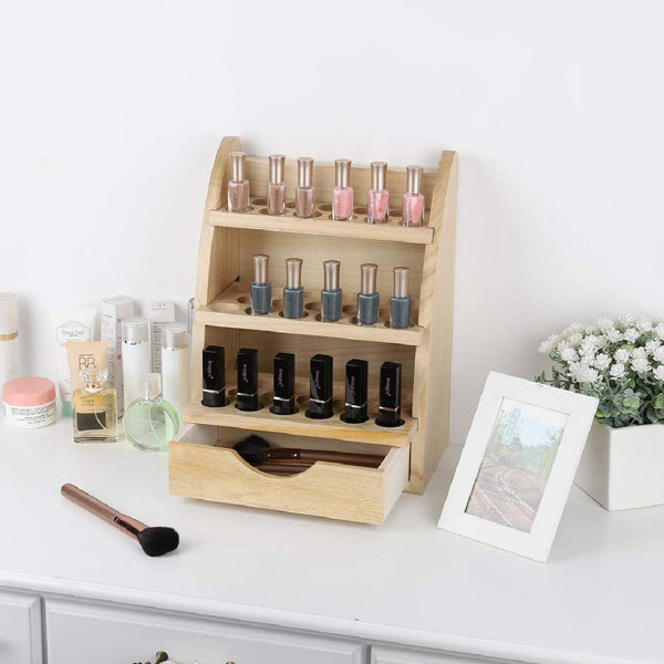 Red Barrel Studio® Leederville Wooden Essential Oils Storage Rack | Wayfair