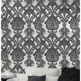 Black Damask Wallpaper You'll Love in 2021 | Wayfair