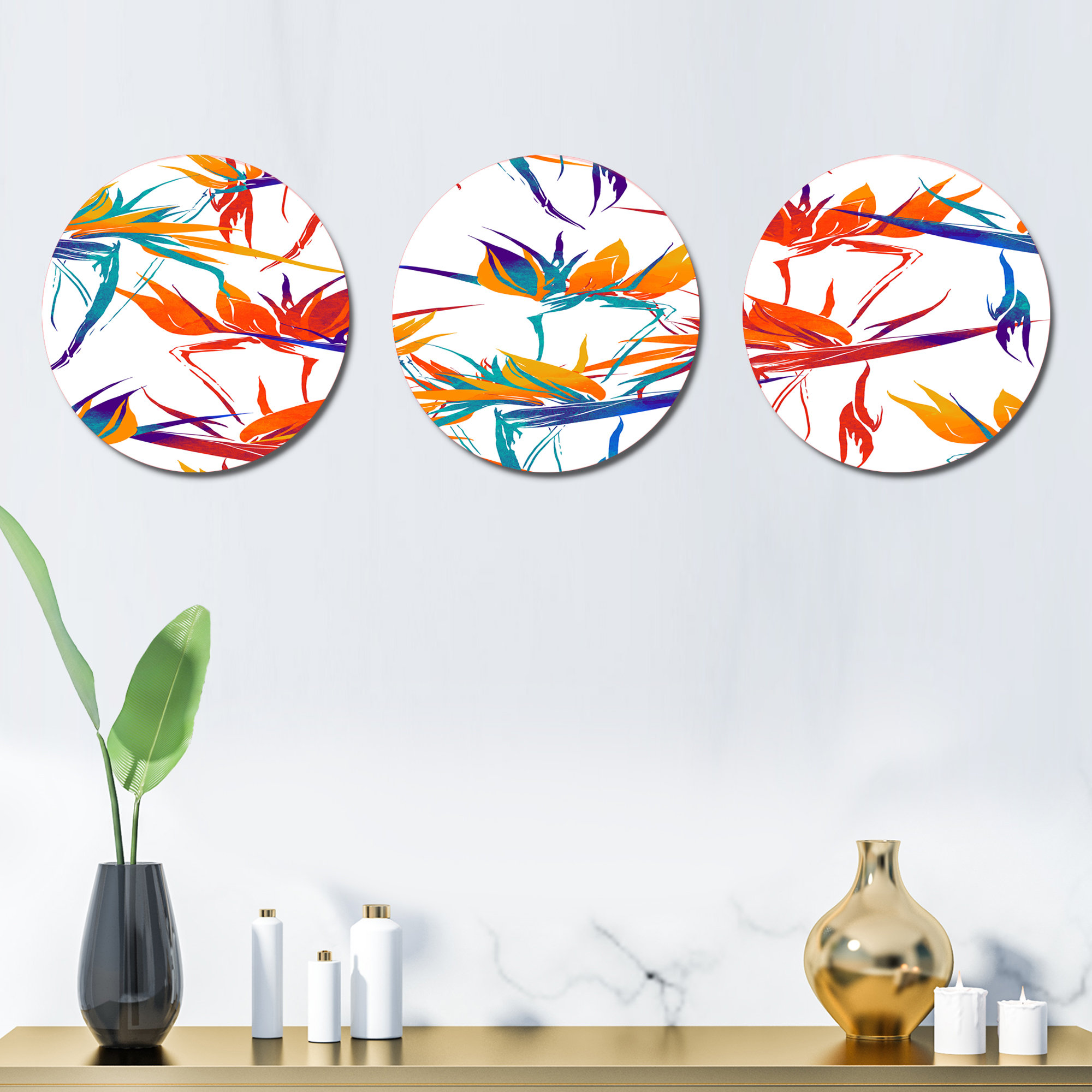 East Urban Home 3 Piece Modern Wall Decor Set | Wayfair