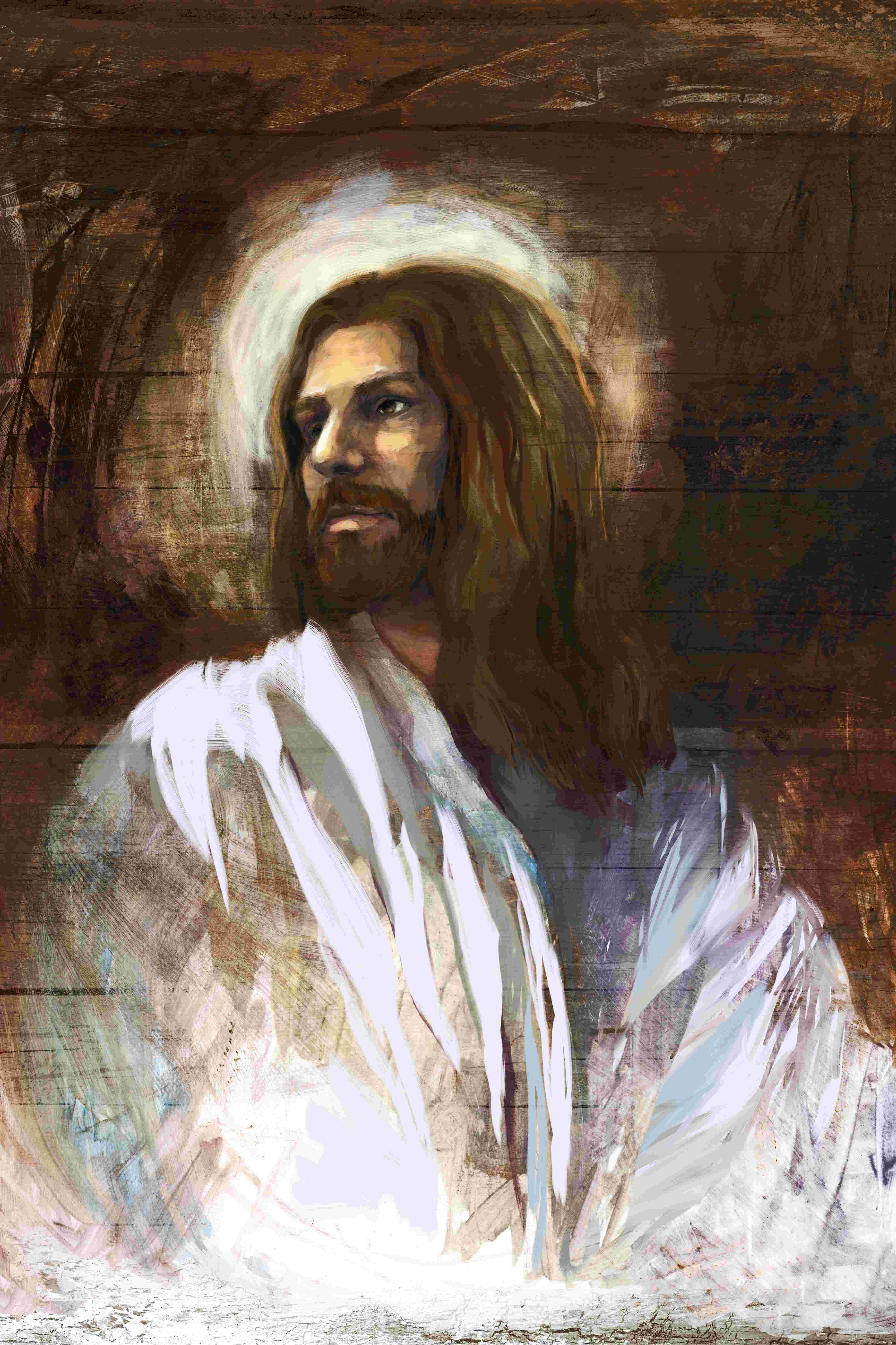 Charlton Home® Christ Portrait - Wrapped Canvas Print | Wayfair