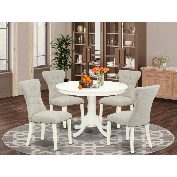 Charlton Home® Valhalla Solid Wood Dining Set | Wayfair