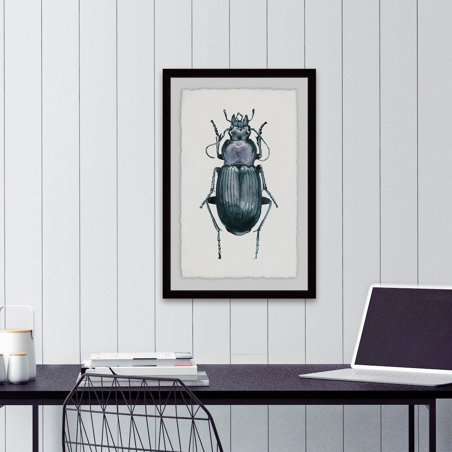Ebern Designs Armored Bug - Picture Frame Painting | Wayfair
