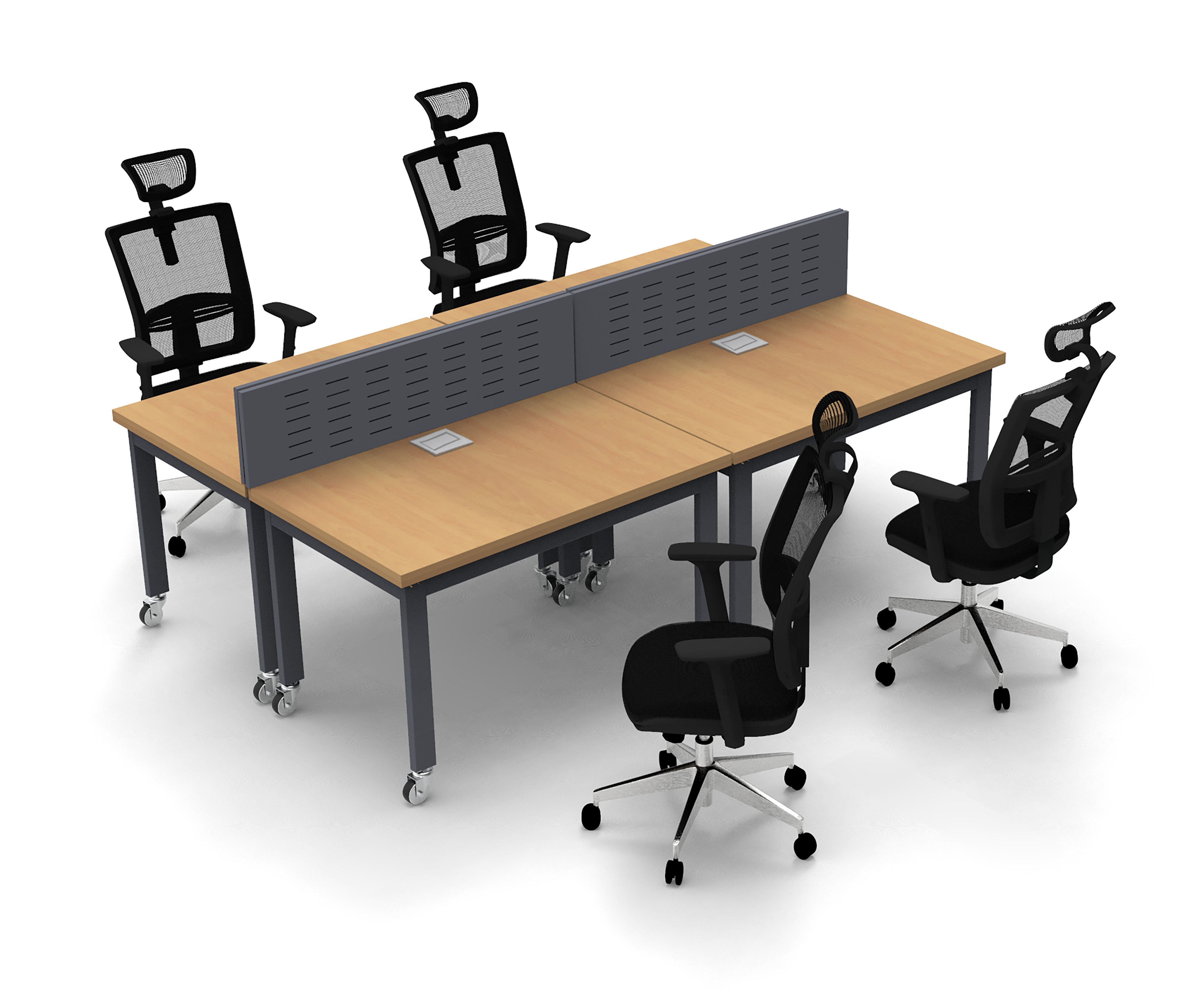Inbox Zero Rectangular Meeting Table | Wayfair