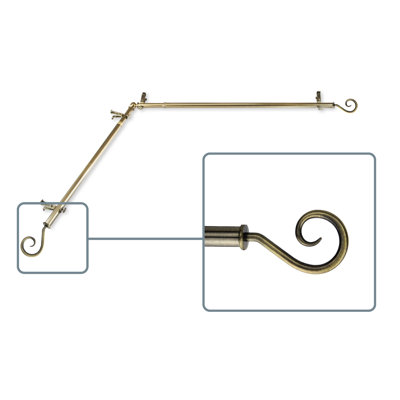 Curved Corner Curtain Rods | Wayfair