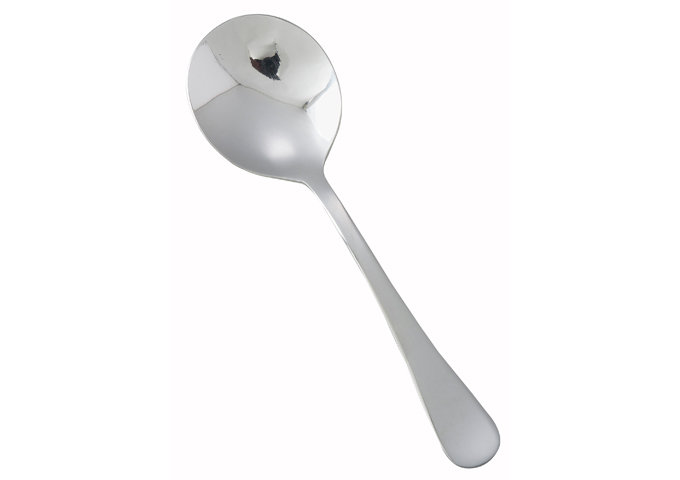 Winco Elite Stainless-Steel Bouillon Spoon, Heavyweight, 7.25" (12 Pack ...