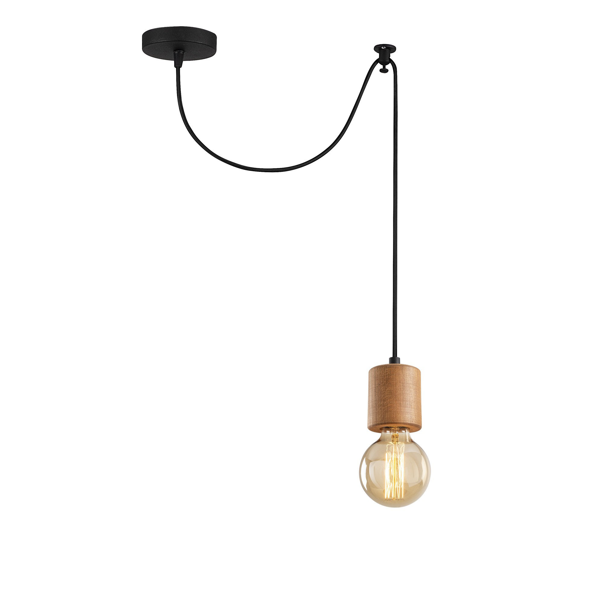 East Urban Home Heng 1 - Light Single Bulb Pendant | Wayfair