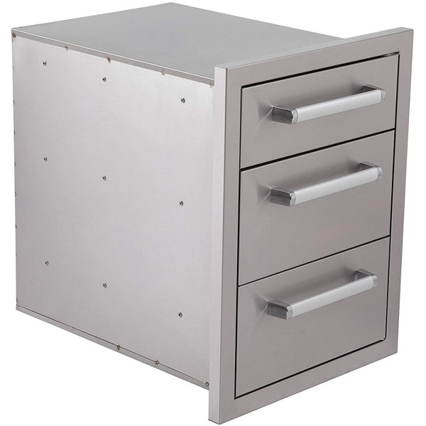 WHISTLER 16.45'' Stainless Steel Drop-In Drawers | Wayfair