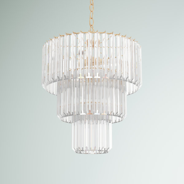 Greyleigh™ Abington 9 - Light Statement Tiered Chandelier & Reviews ...