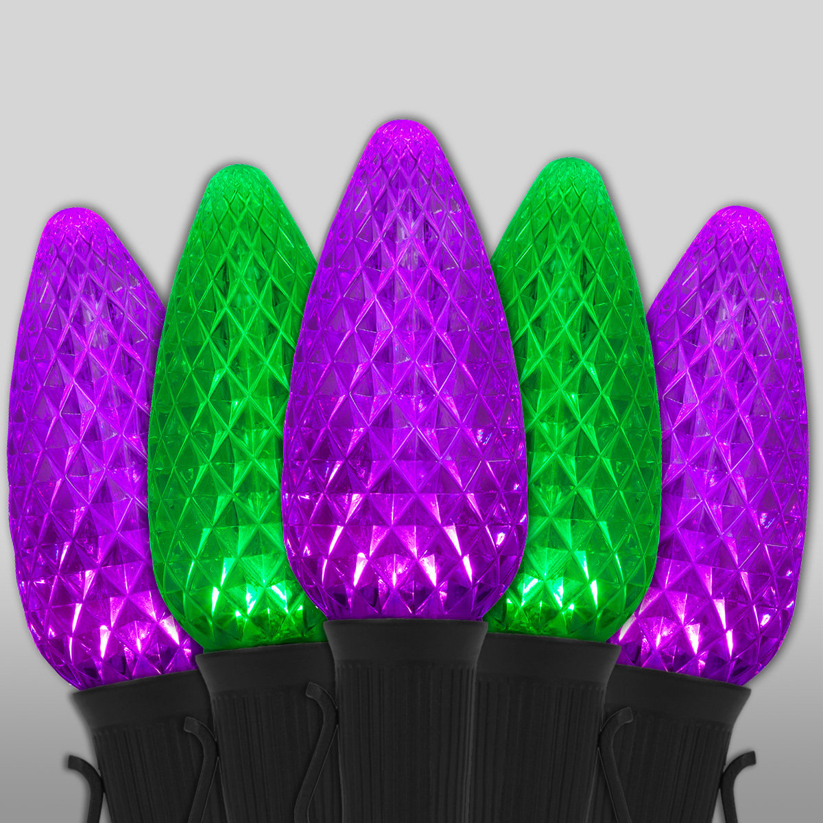 The Holiday Aisle® C9 Opticore Faceted Halloween String Lights 600 ...