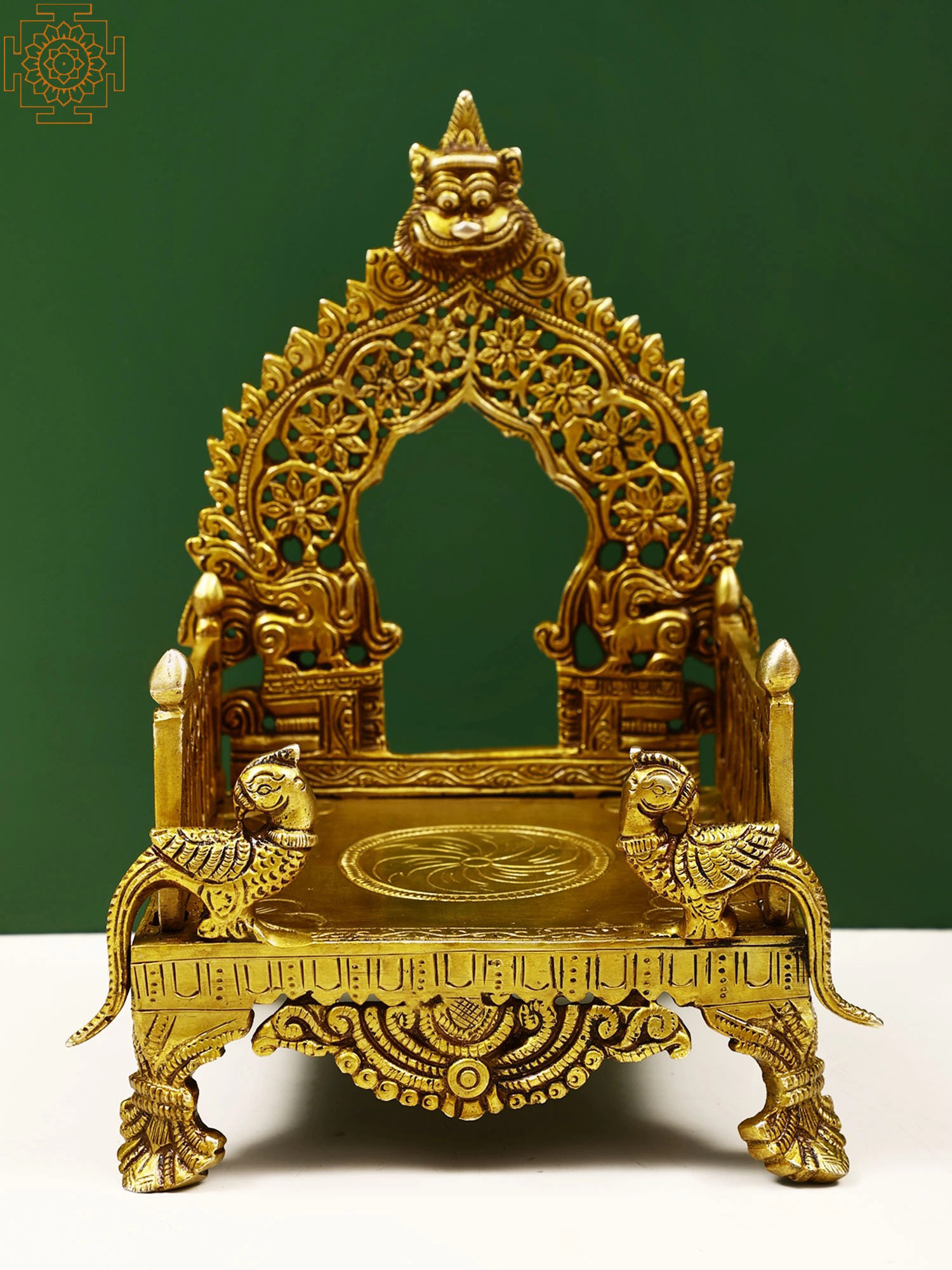 Exotic India Kirtimukha Throne Sculpture | Wayfair