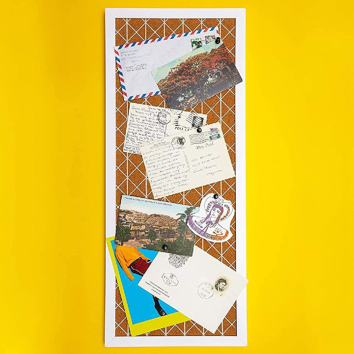 Latitude Run® Diamond Pattern Wall Mounted Corkboard/Bulletin Board ...