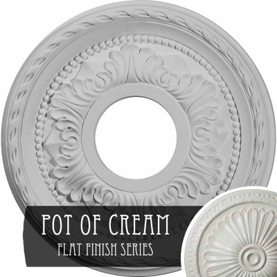 Ceiling Medallions White Lighting Components You'll Love in 2020 | Wayfair