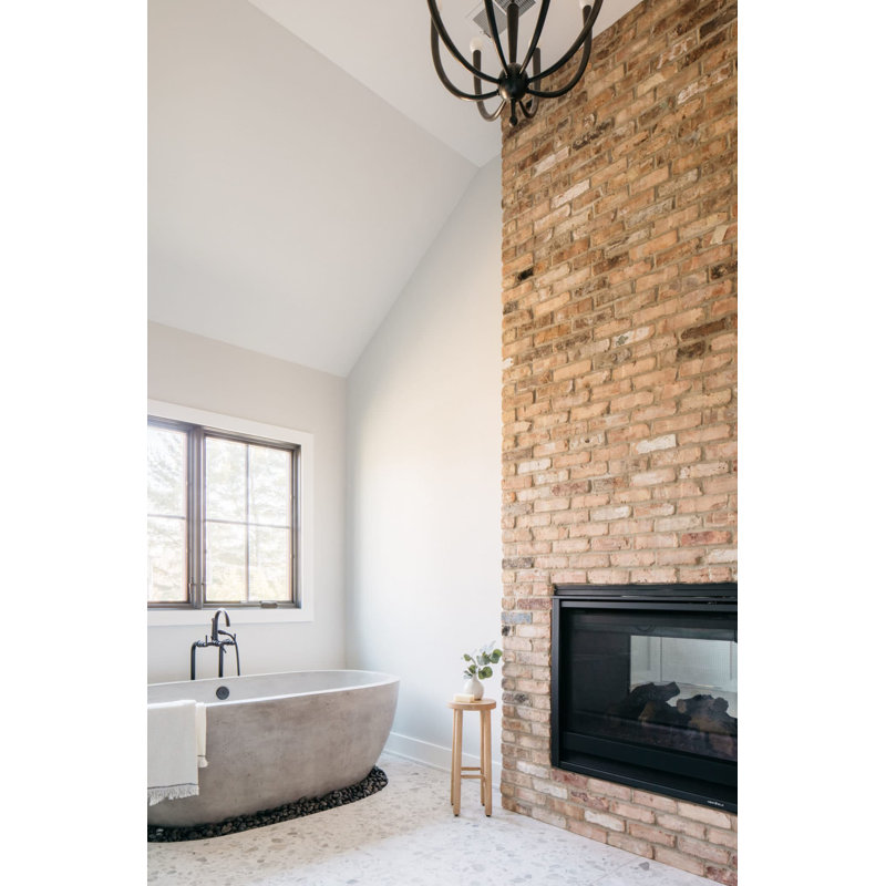 Native Trails Avalon NativeStone Freestanding Soaking Cement Bathtub ...