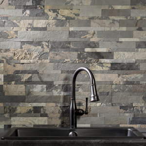 Aspect 6" x 24" Natural Stone Peel & Stick Mosaic Tile & Reviews | Wayfair