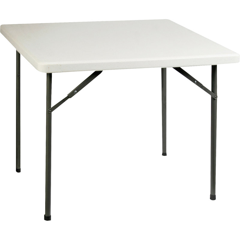 Lorell 36'' Plastic Square Folding Table & Reviews | Wayfair