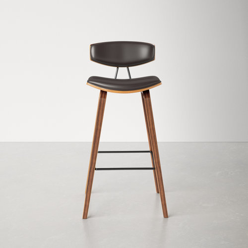 Modern Leather Bar Stools + Counter Stools | AllModern