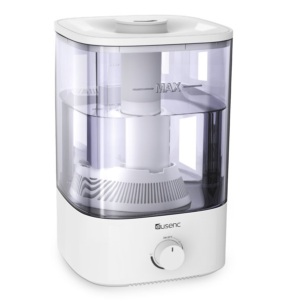 Norbi 1 Gallons Gal. Cool Mist Ultrasonic Tabletop Humidifier 350 ...