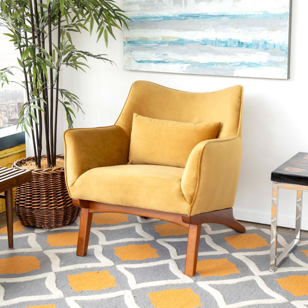Mustard Yellow Accent Chair | Wayfair