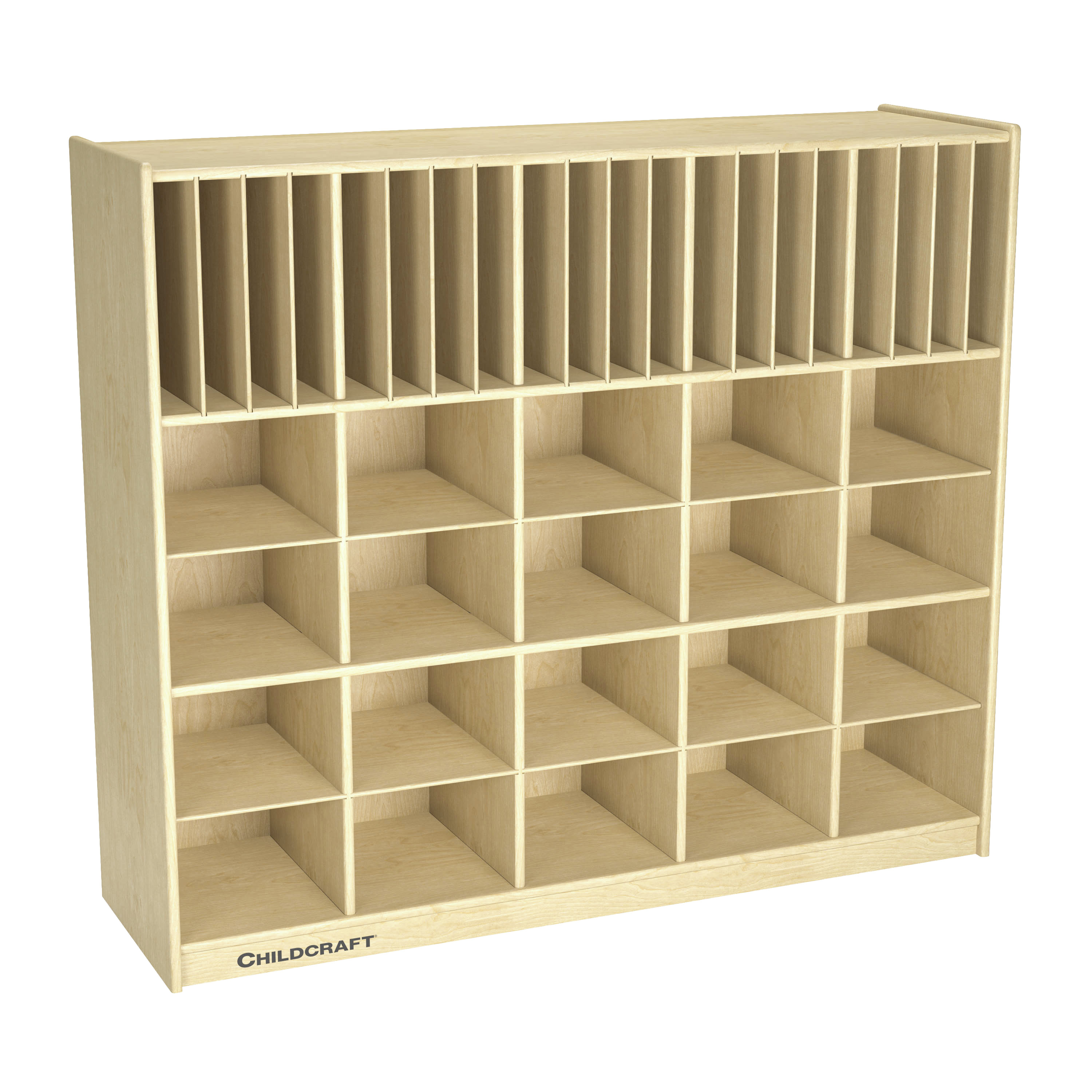 Childcraft 40 Compartment Cubby with Casters | Wayfair