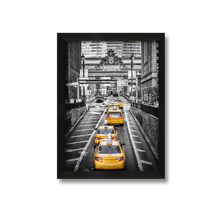 Brayden Studio Cab Line Up - Picture Frame Photograph on Canvas ...