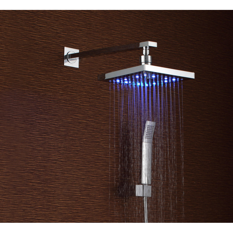 Sumerain Volume Control LED Rainfall Shower Faucet & Reviews | Wayfair