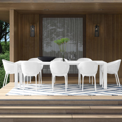 White Patio Dining Sets You'll Love in 2020 | Wayfair