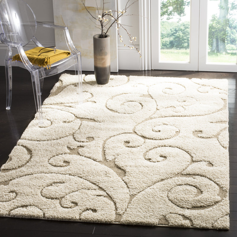 Alcott Hill Henderson Beige/Cream Area Rug & Reviews | Wayfair