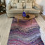 East Urban Home Abstract Machine Woven Area Rug in Purple/Blue | Wayfair