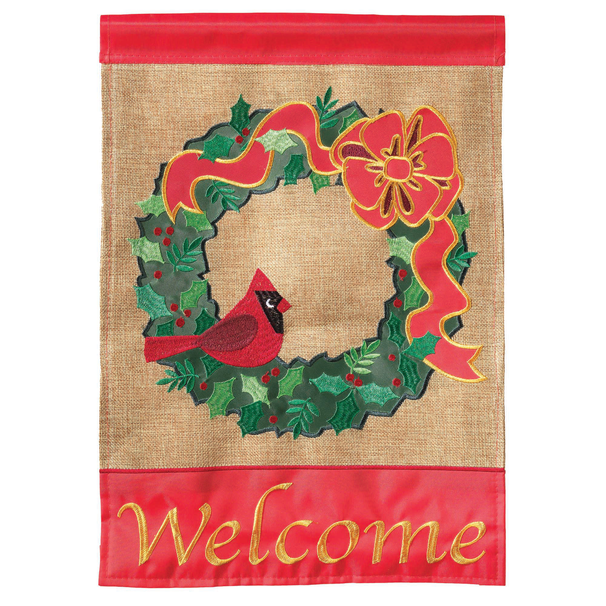 The Holiday Aisle® Daryal 2-Sided Polyester 42 x 29 in. House Flag ...
