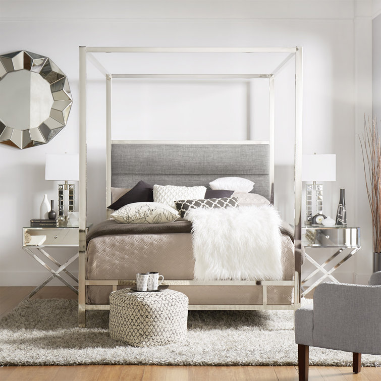Mercury Row® Pettaway Low Profile Canopy Bed & Reviews | Wayfair