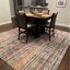 Laurel Foundry Modern Farmhouse Osteen Striped Area Rug in Rusty Pink ...