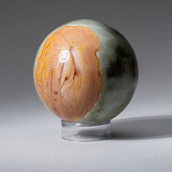 Astro Gallery of Gems Genuine Polished Polychrome Jasper Sphere from ...