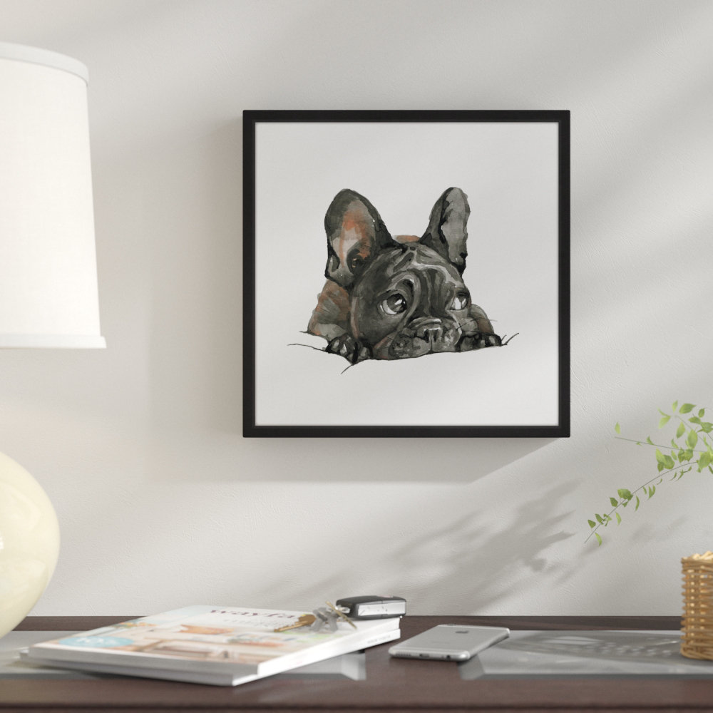 Red Barrel Studio® Sneaky Frenchie - Picture Frame Print & Reviews ...