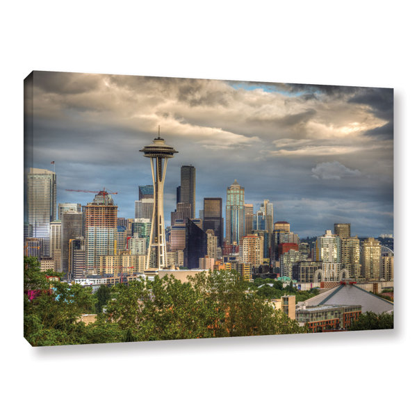 Seattle-skyline-canvas | Wayfair