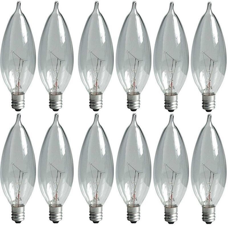GE 60 Watt, Incandescent, Non-Dimmable Light Bulb, Warm White E12 ...
