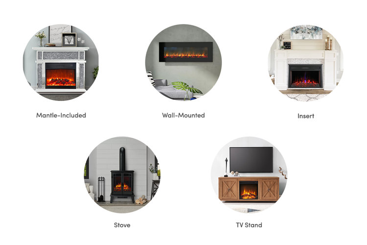 Indoor Fireplace Types and Designs | Wayfair