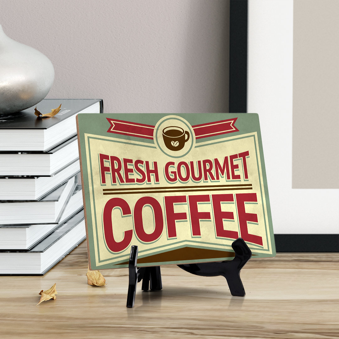 Signs ByLITA Fresh Gourmet Coffee Table Sign | Wayfair