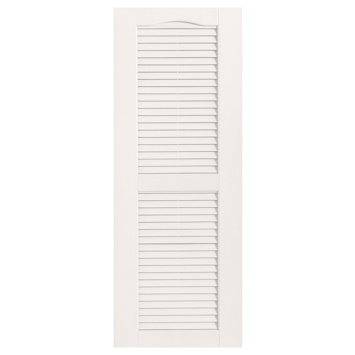 Alpha Shutters Cathedral Top Custom Open Louver Shutters Pair & Reviews ...