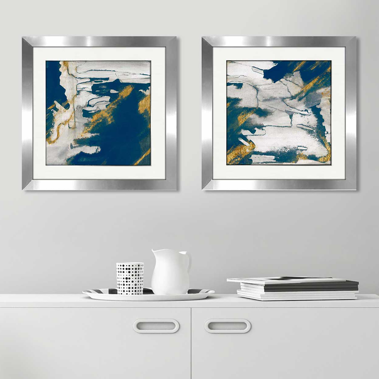 Mercer41 Lapis I by Susan Jill - 2 Piece Picture Frame Set | Wayfair