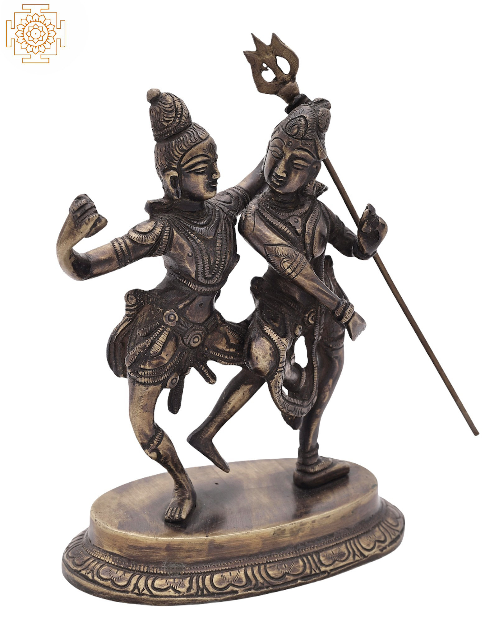 Exotic India Shiva-Parvati in Dancing Pose | Wayfair