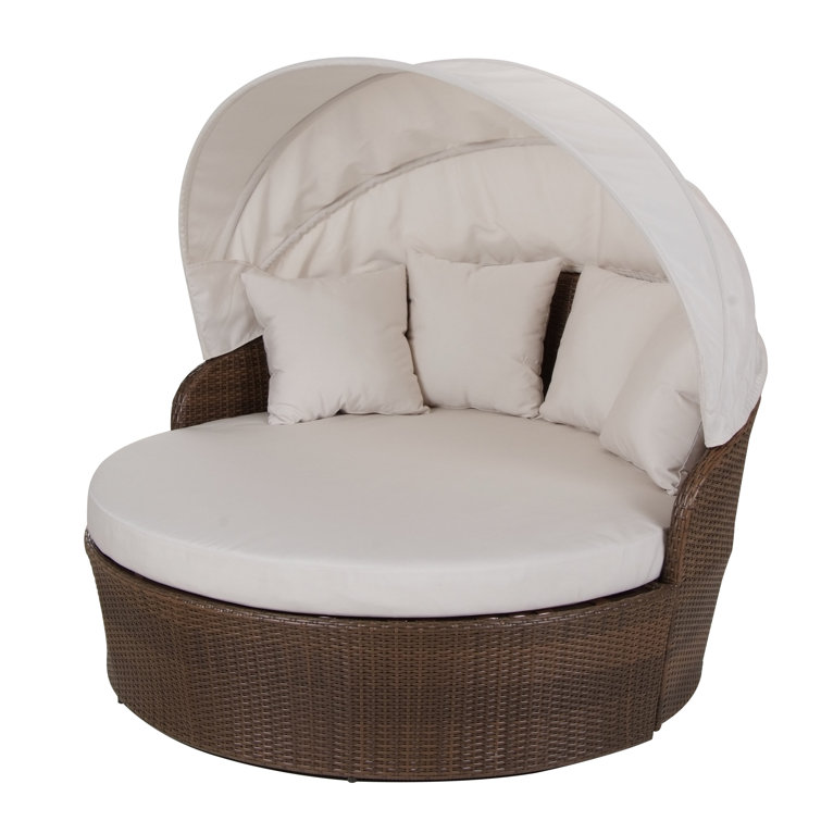 Latitude Run® 55'' Long Single Chaise with Cushions | Wayfair