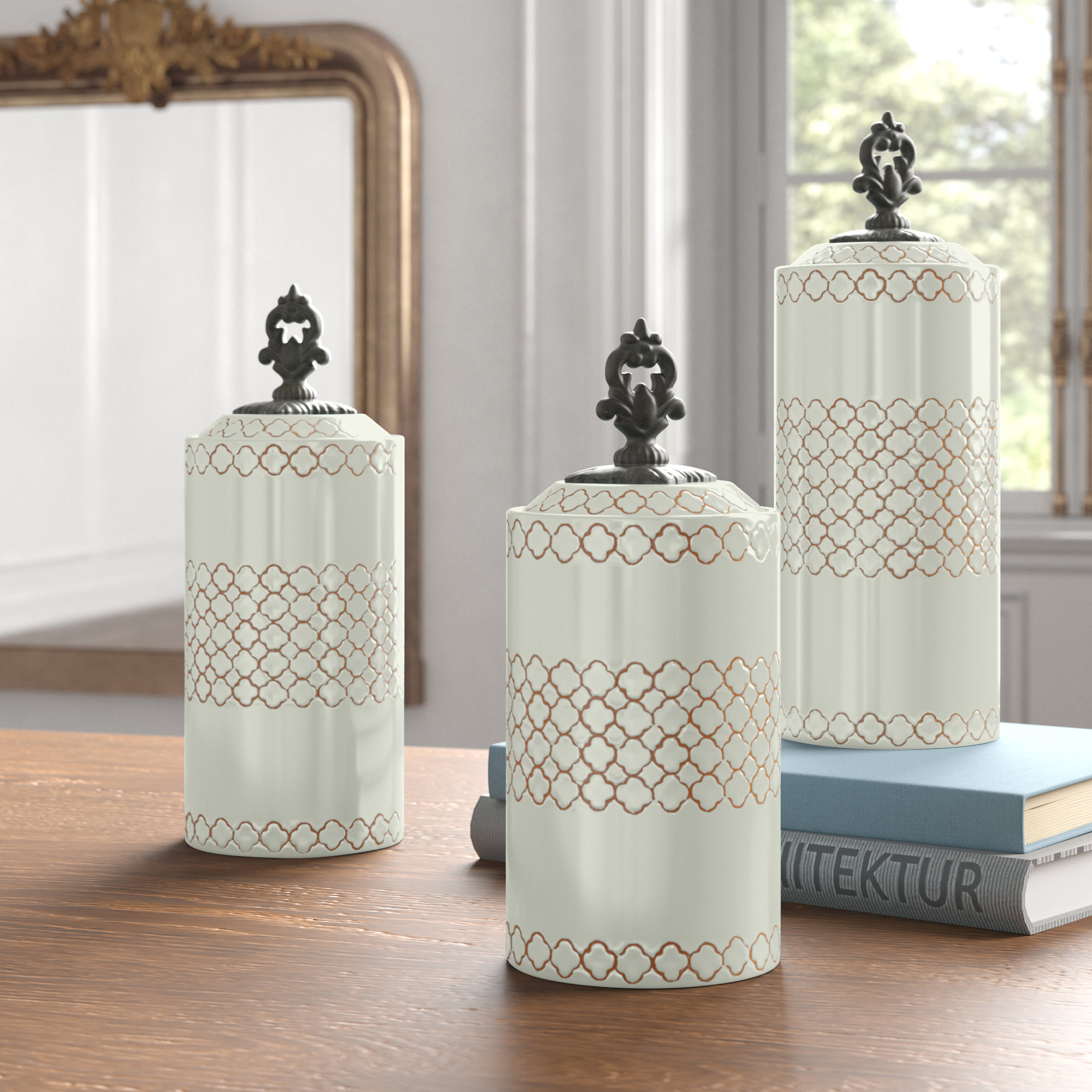 Kelly Clarkson Home 3 Piece Kitchen Canister Set & Reviews | Wayfair