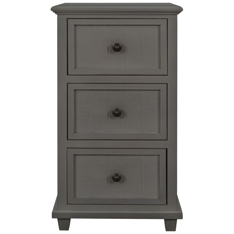 Lark Manor Aniakudo 30'' Tall 3 - Drawer End Table & Reviews | Wayfair