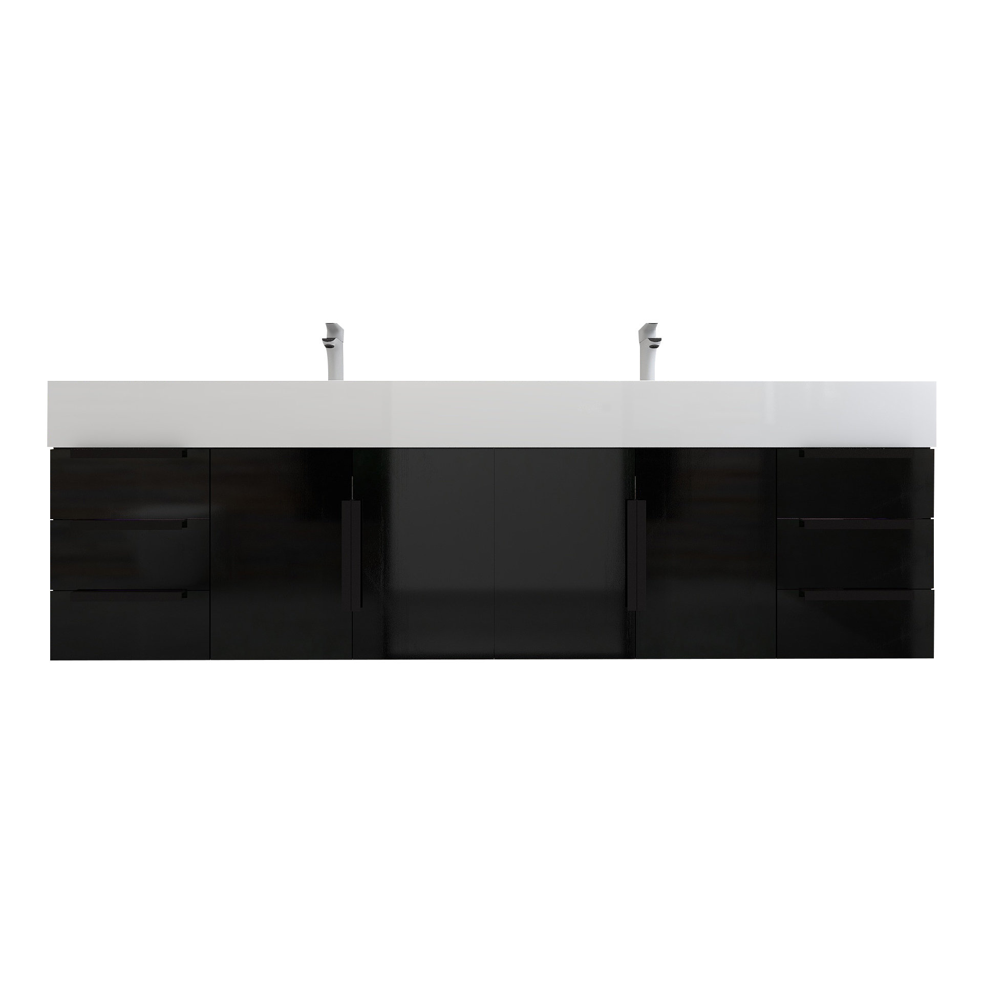 Jade Bath Jessica 72'' Wall-Mounted Single Bathroom Vanity | Wayfair