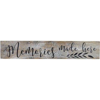 Memories Sign | Wayfair