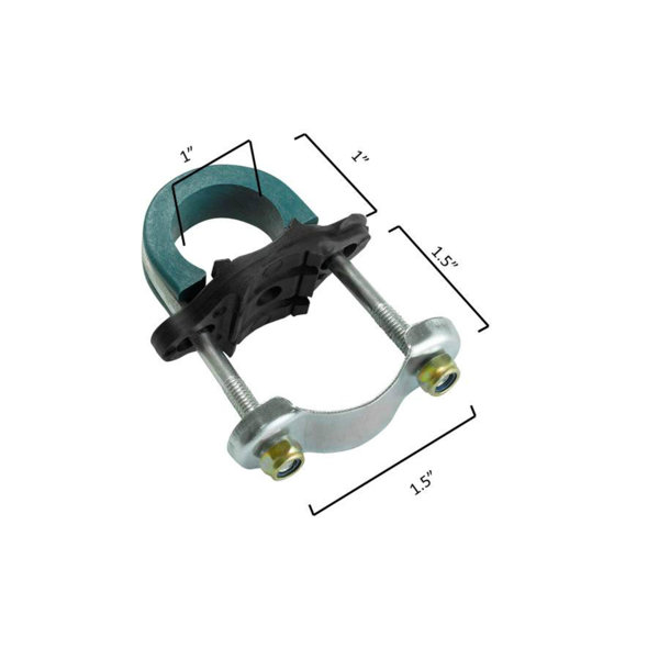 Upper Bounce Trampoline Enclosure Pole Clamps / Brackets / U-Bolts for ...