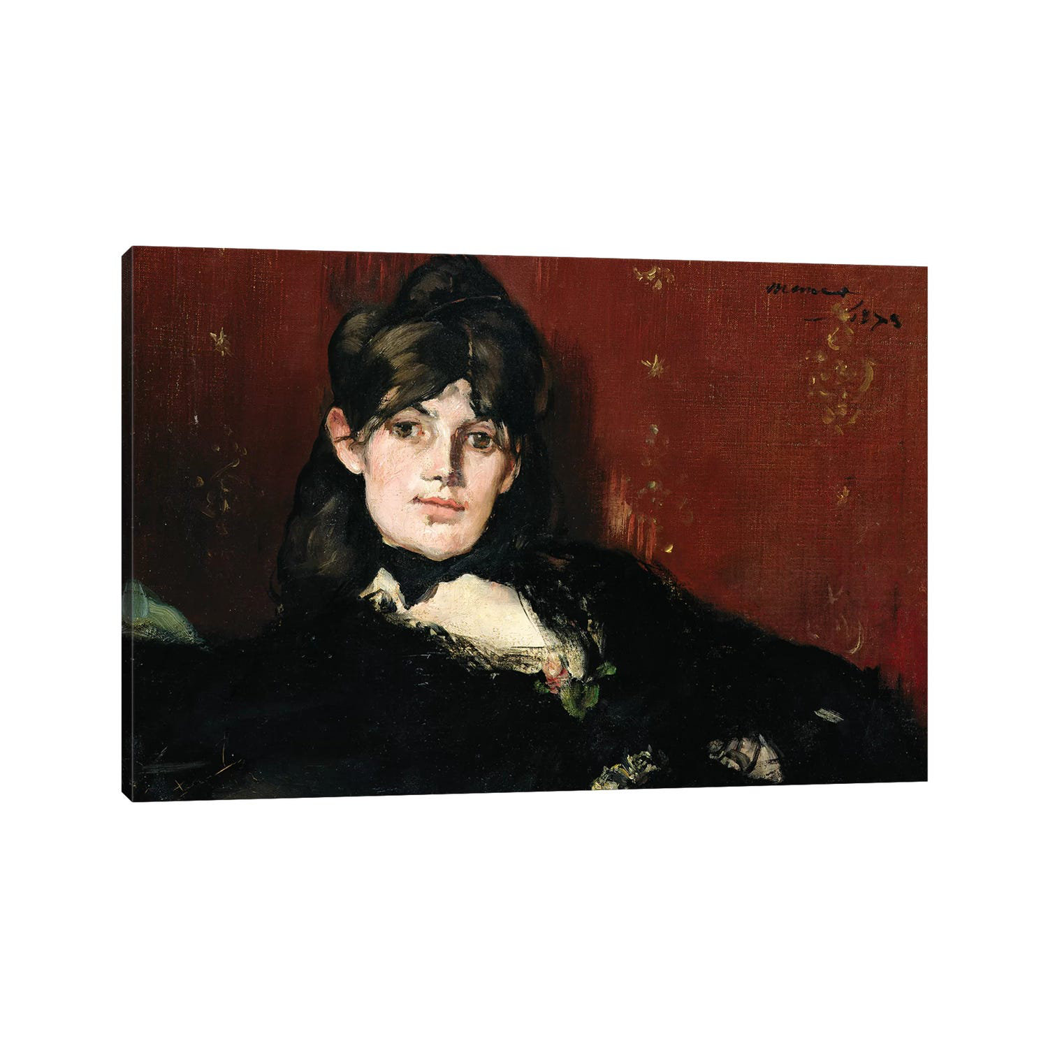 ClassicLiving Berthe Morisot Reclining, 1873 by Edouard Manet - Wrapped ...
