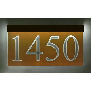 EZStreetSigns 1-Line Lawn Address Sign & Reviews | Wayfair