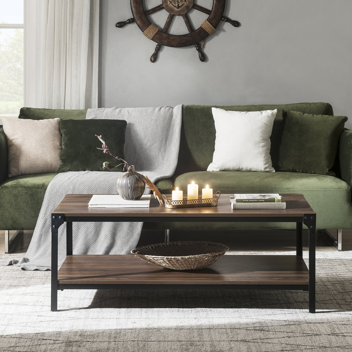 Union Rustic Stubblefield Coffee Table with Storage & Reviews | Wayfair