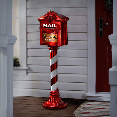 The Holiday Aisle® Santa's Mailbox & Reviews | Wayfair